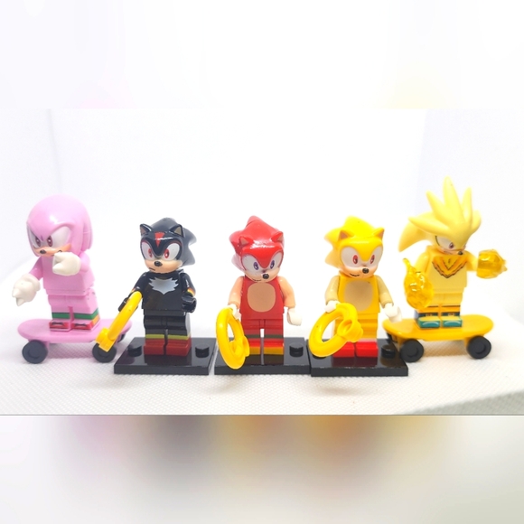 unbranded | Toys | Sonic The Hedgehog Set Buildingblock Minifigure Toy ...